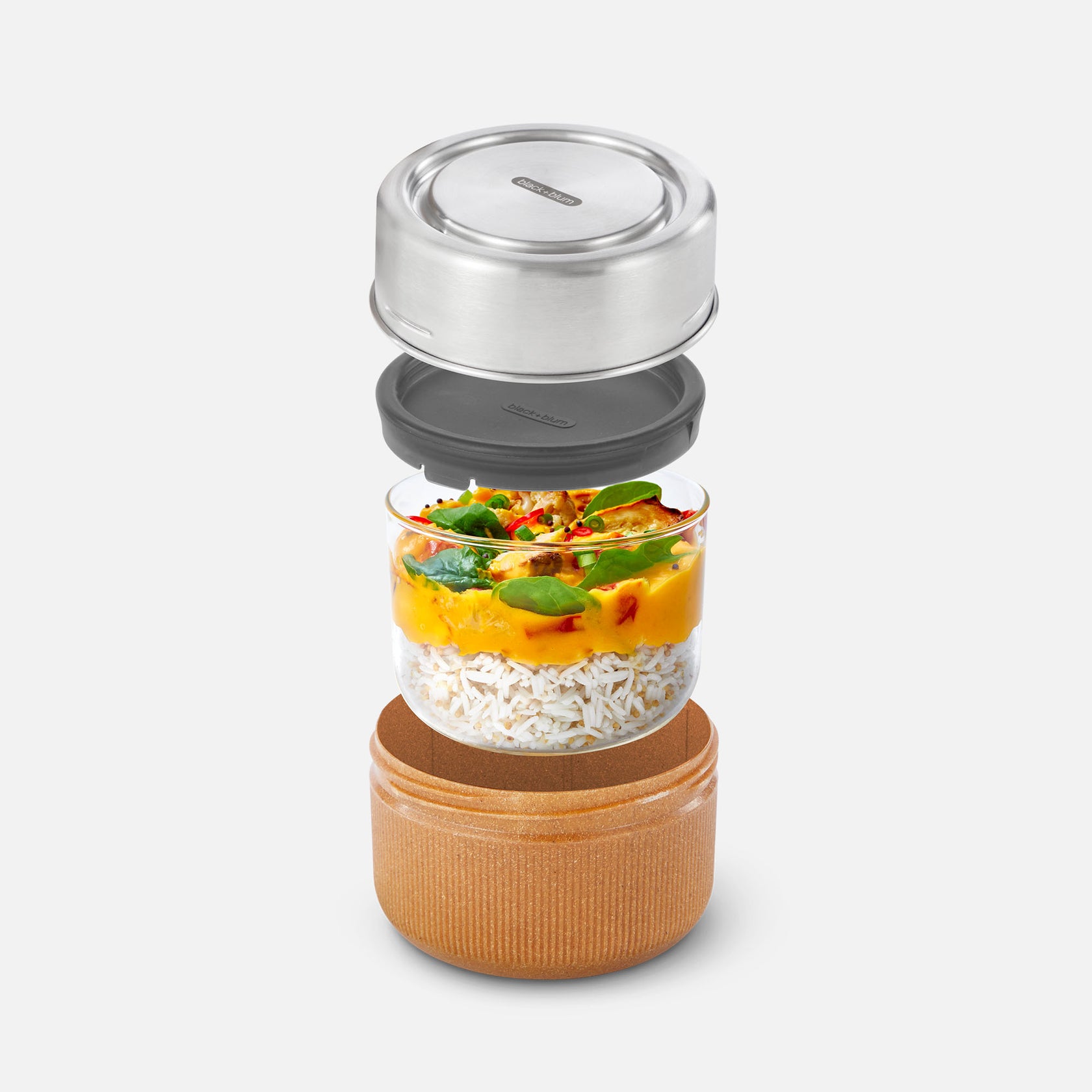 Black+Blum | Glass Lunch Pot Large | Reusable, Sustainable, Food Safe ...