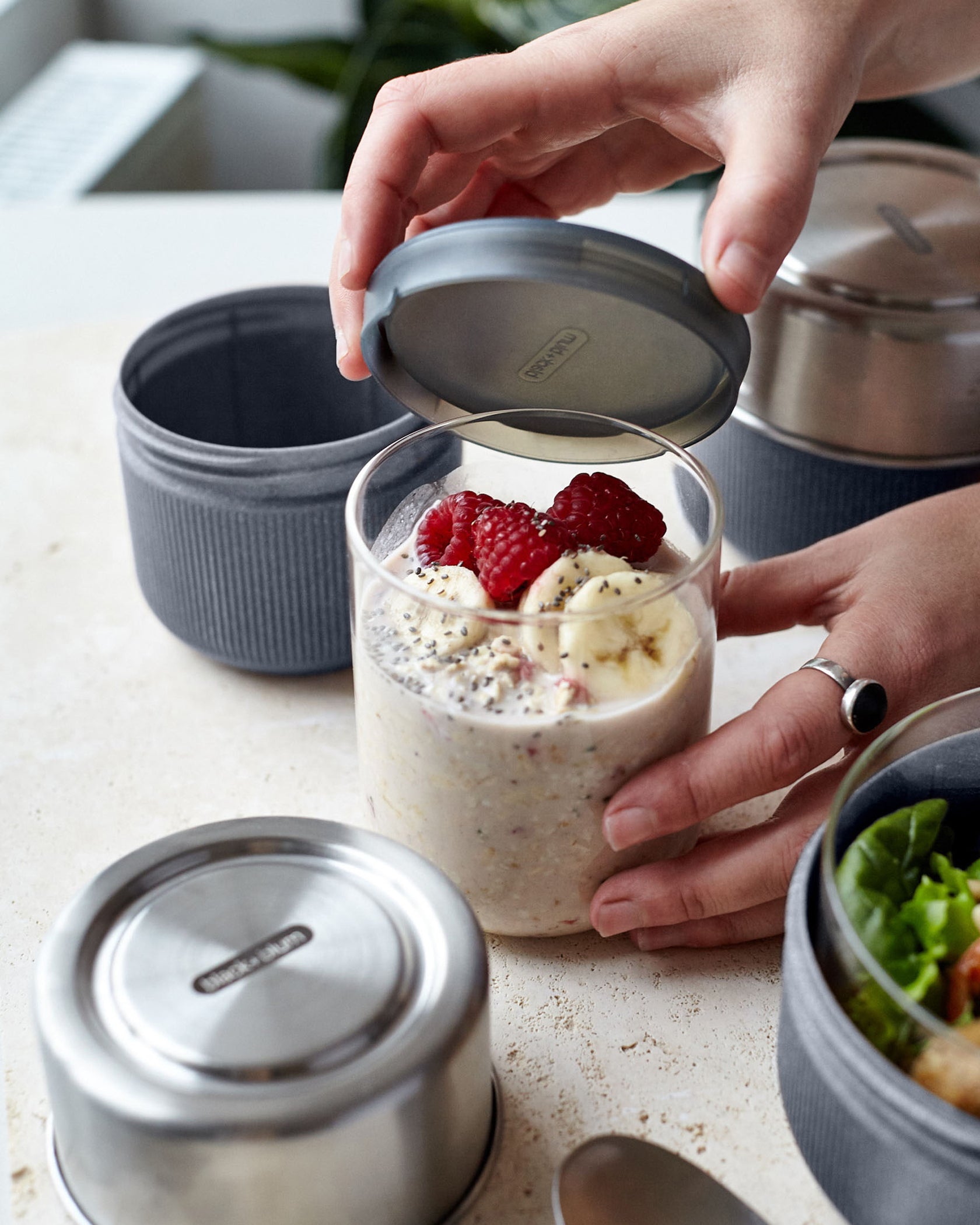 Black+Blum | Glass Lunch Pot | Reusable, Sustainable, Food Safe, Eco ...