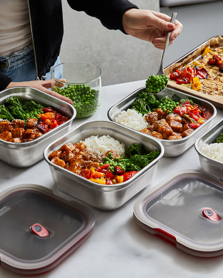 Meal Prep Containers | Black+Blum | Microwave-safe, 100% Leak Proof ...